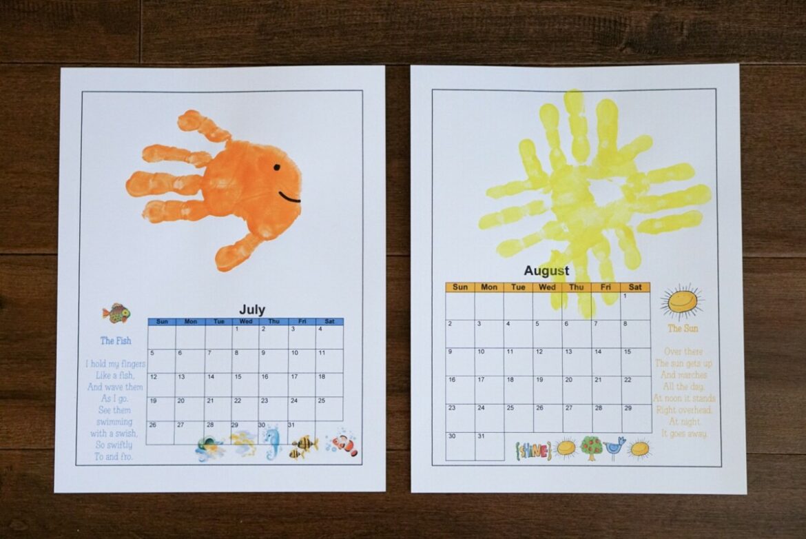 Handprint Calendar « lovestalgia